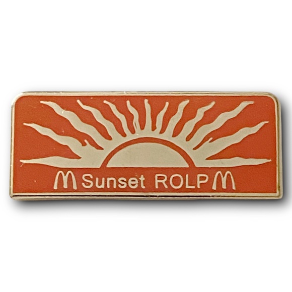 McDonald's | Jewelry | Mcdonalds Pin Sunset Rolp Y2k Hu Course Orange ...